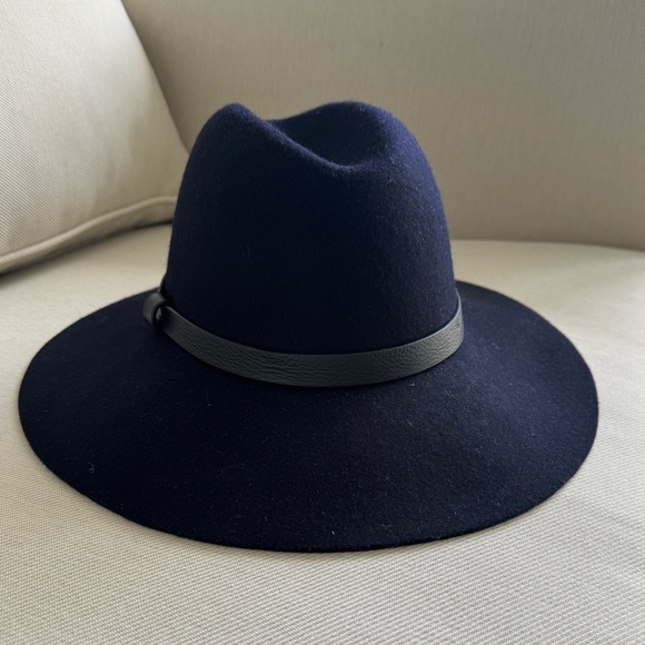 J. Crew | Accessories | J Crew Felt Hat Navy | Poshmark